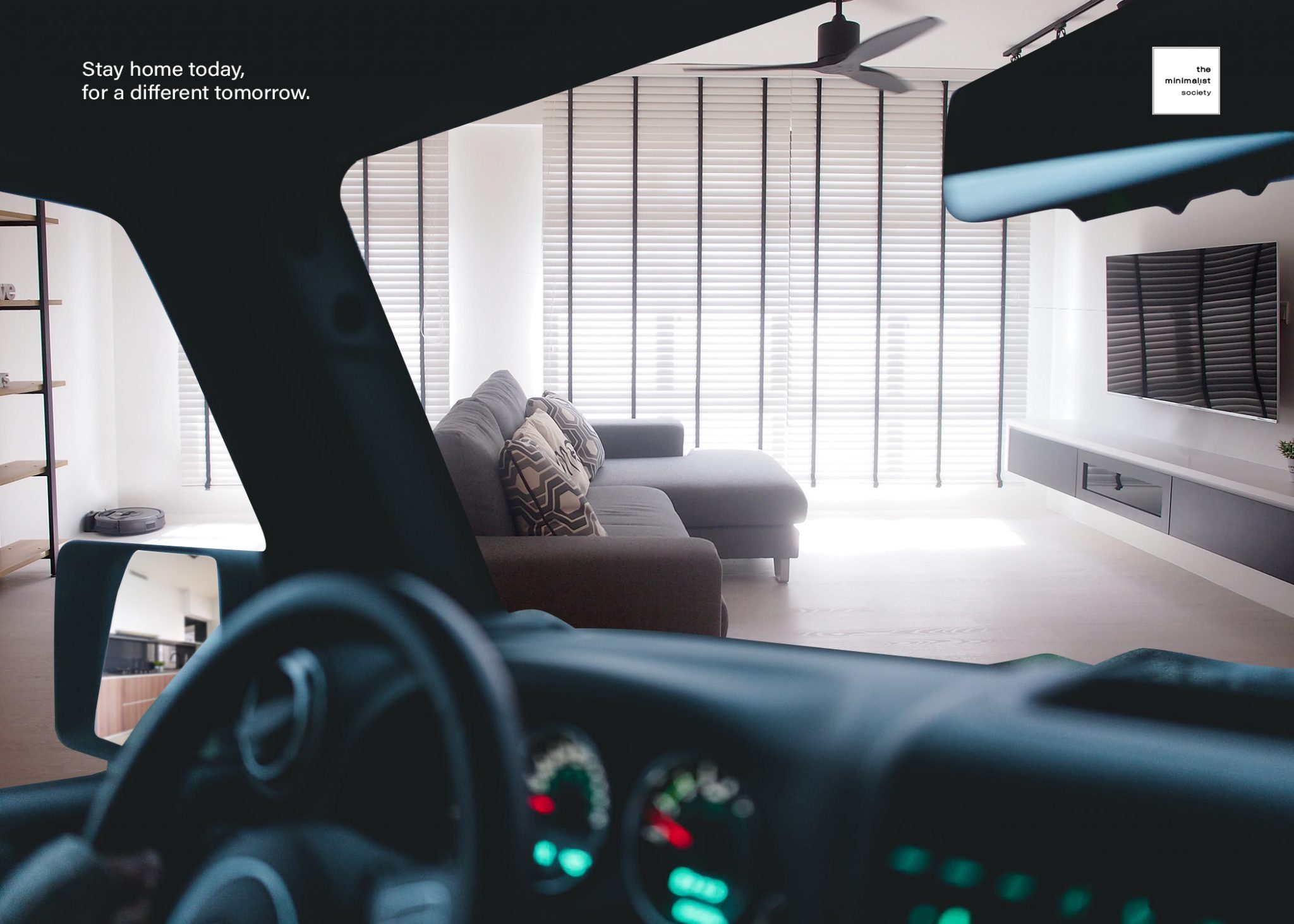 Digital Ad: Stay Home Today, For A Different Tomorrow - The Minimalist ...